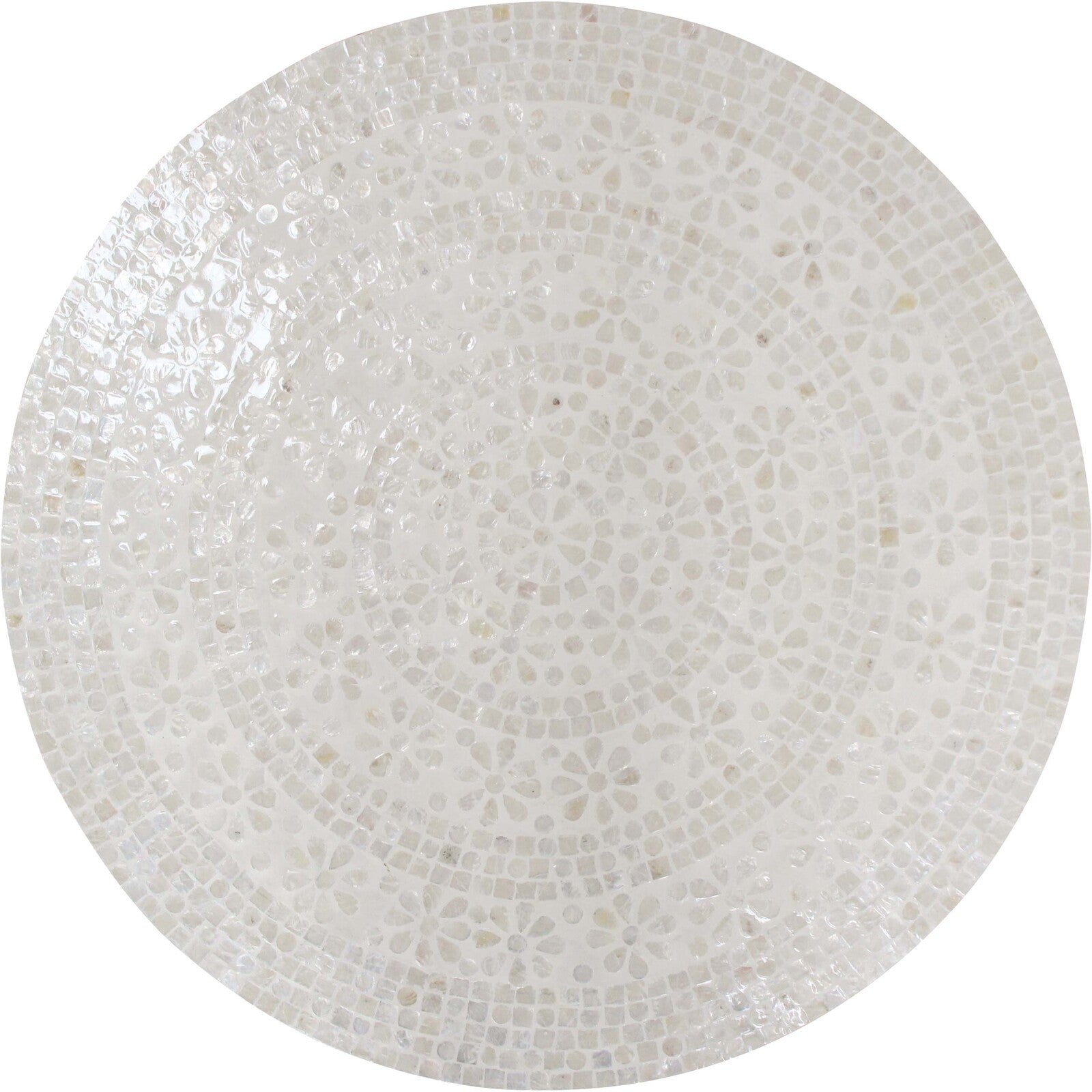 Capiz Shell Daisy Coffee table | Bella's House – Bellas House